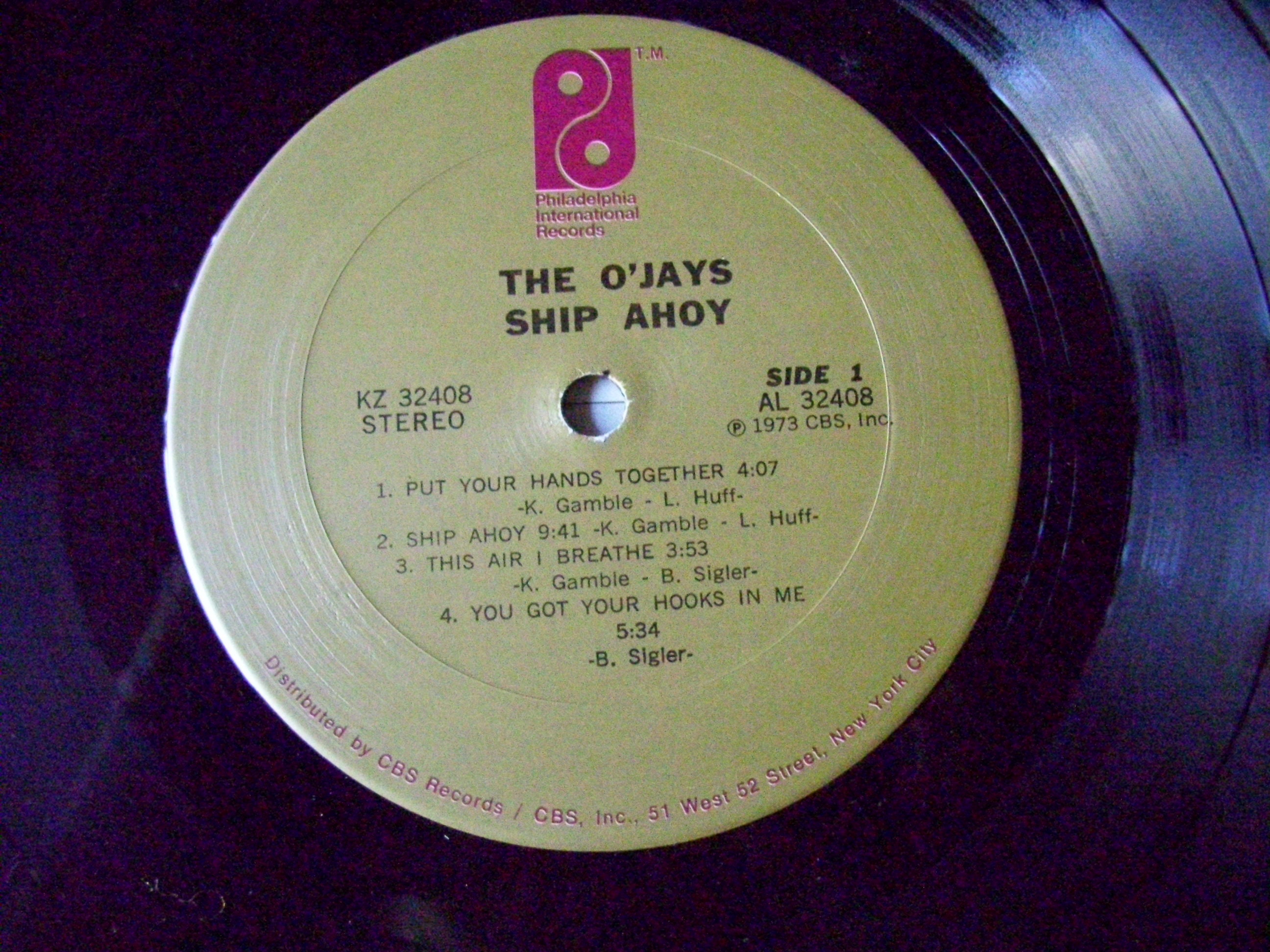 The O'jays Ship Ahoy Vinyl Record - Etsy