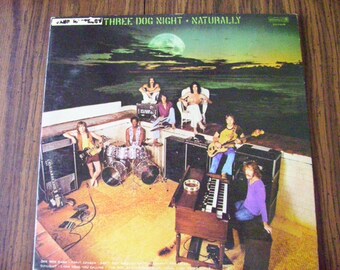 Vintage Three Dog Night Suitable for Framing LP Record Album Vinyl ...
