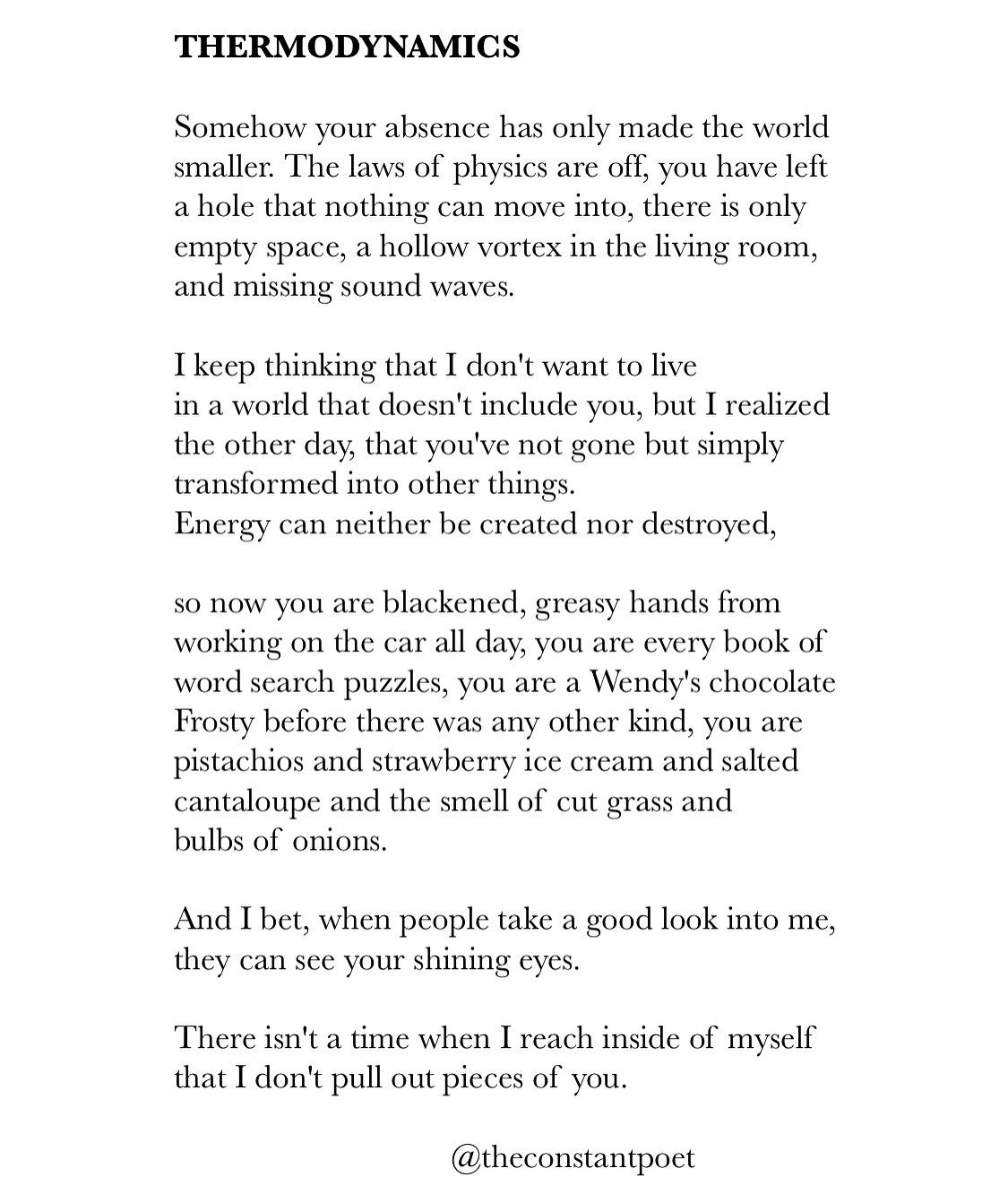 Custom Typed Poem - Etsy