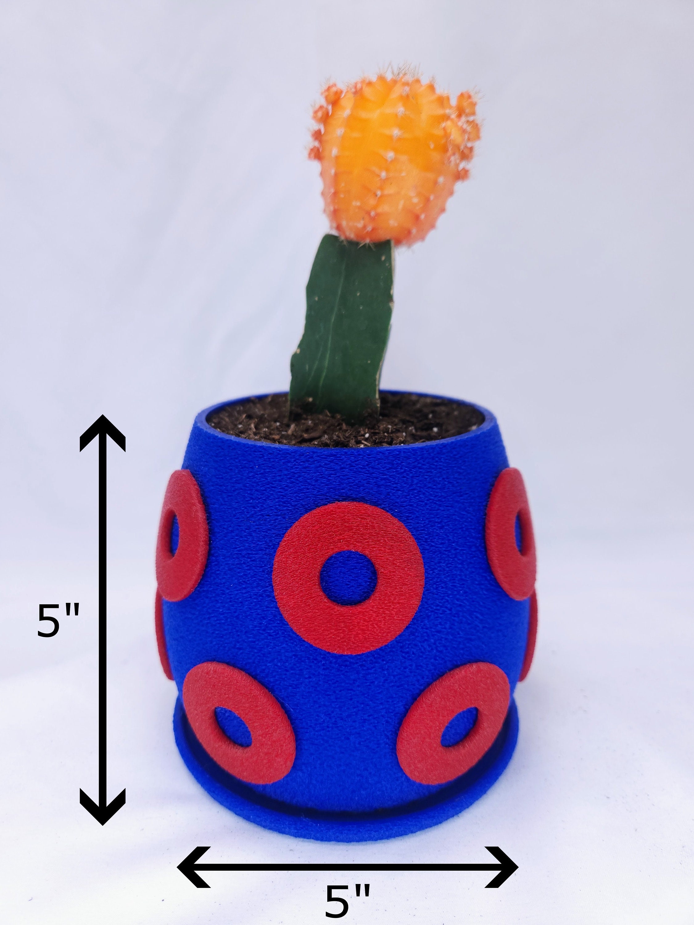Phish OG Donut Planter, 5" Embossed PLA Flower Pot - Etsy