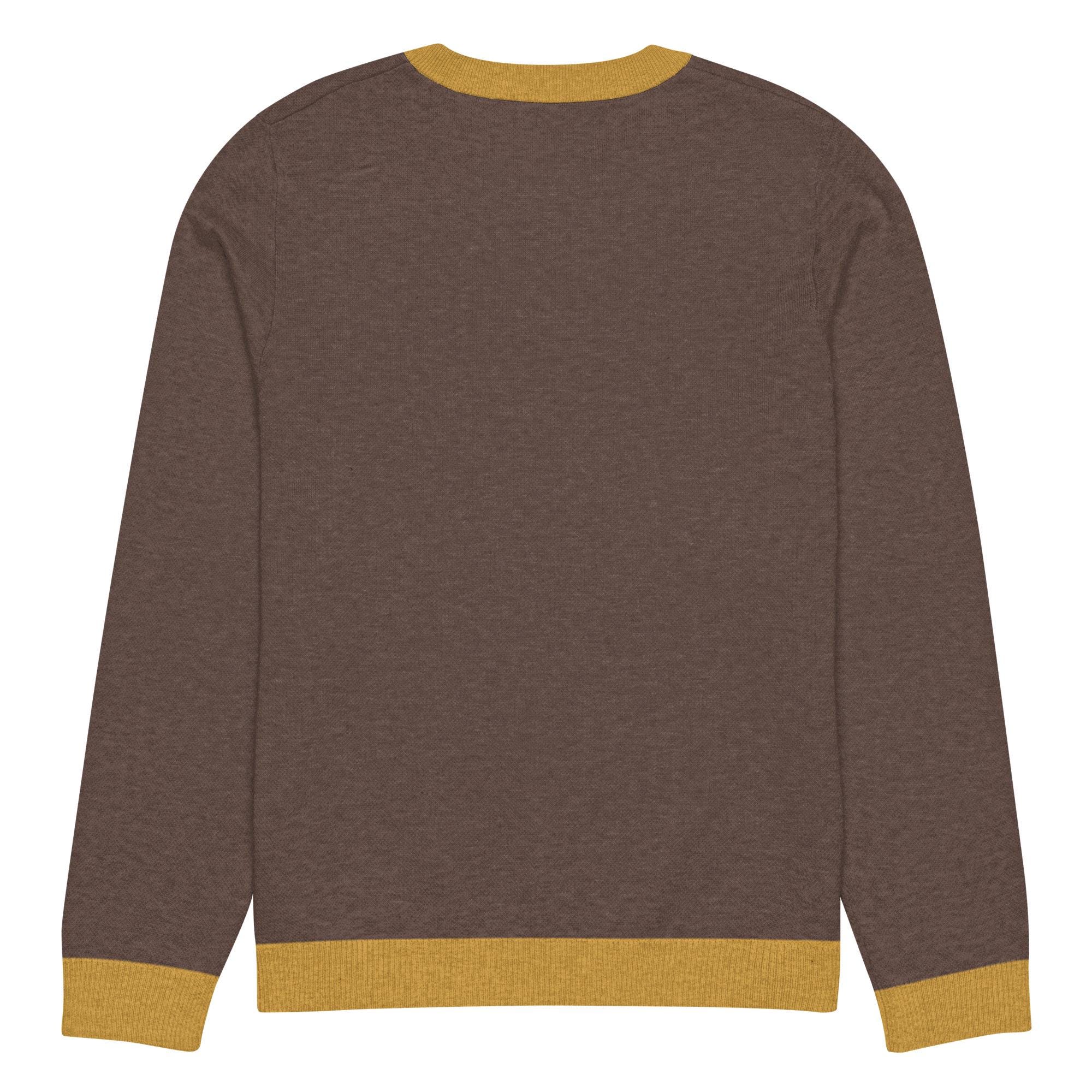 Ween Boognish Brown Mustard Knitted Sweater, Gift for Music Lover ...