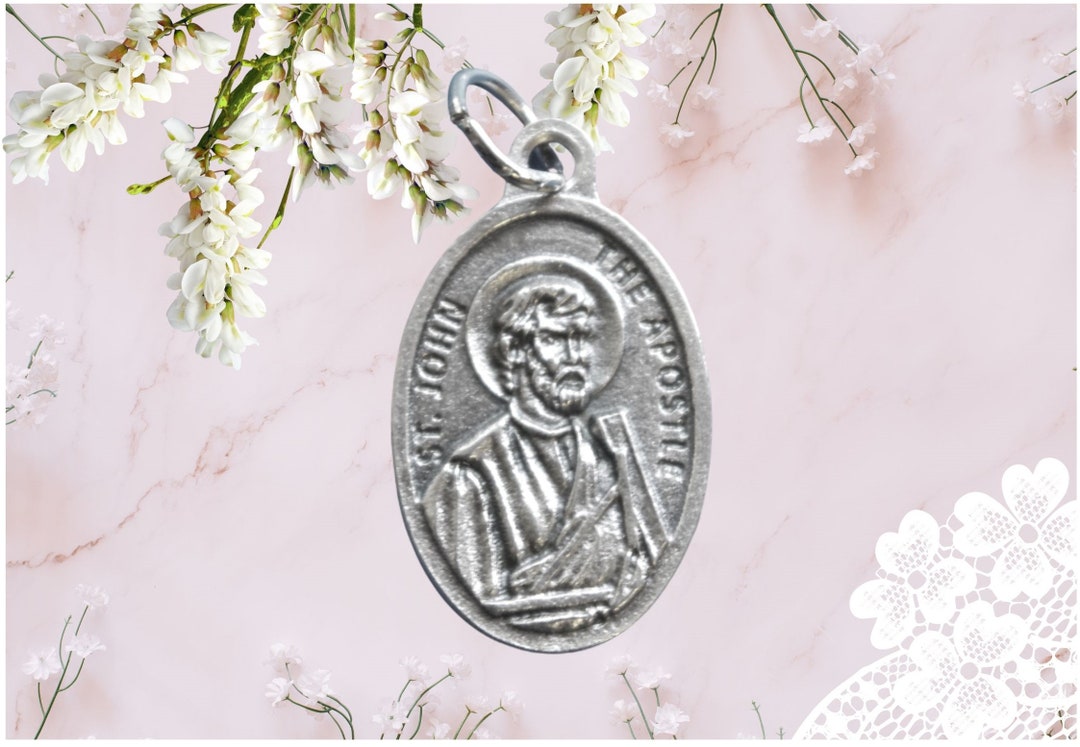 Lot of 3 St. John the Evangelist and Apostle Medals, for Catholic ...