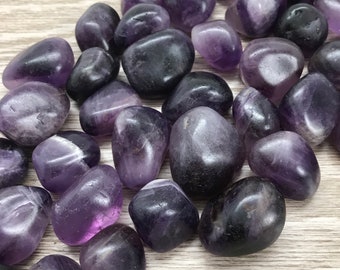 Deep purple stone | Etsy