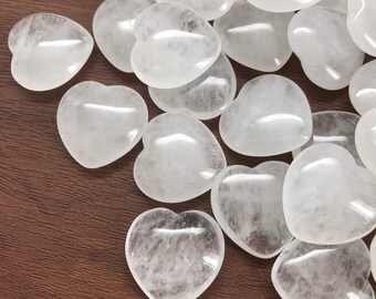 Clear Crystal Heart | Etsy