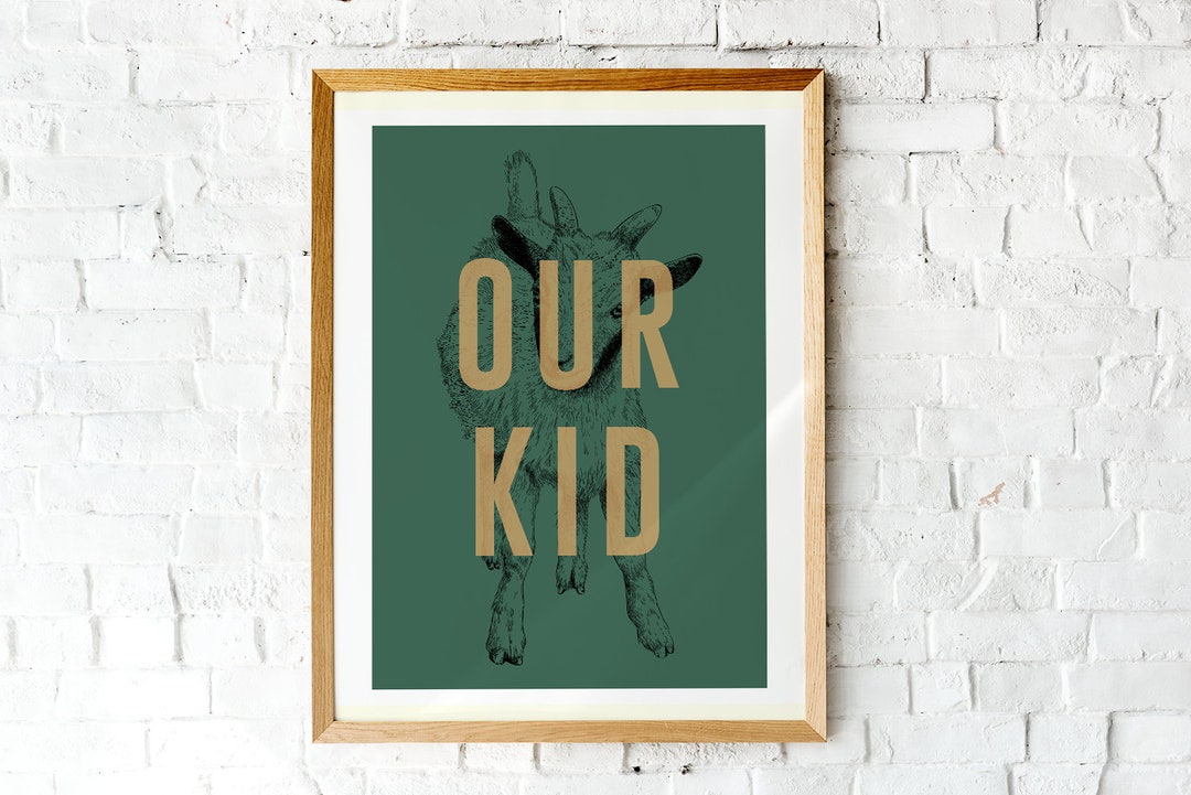 Our Kid Our Kid Print Manc Print Northern Print - Etsy