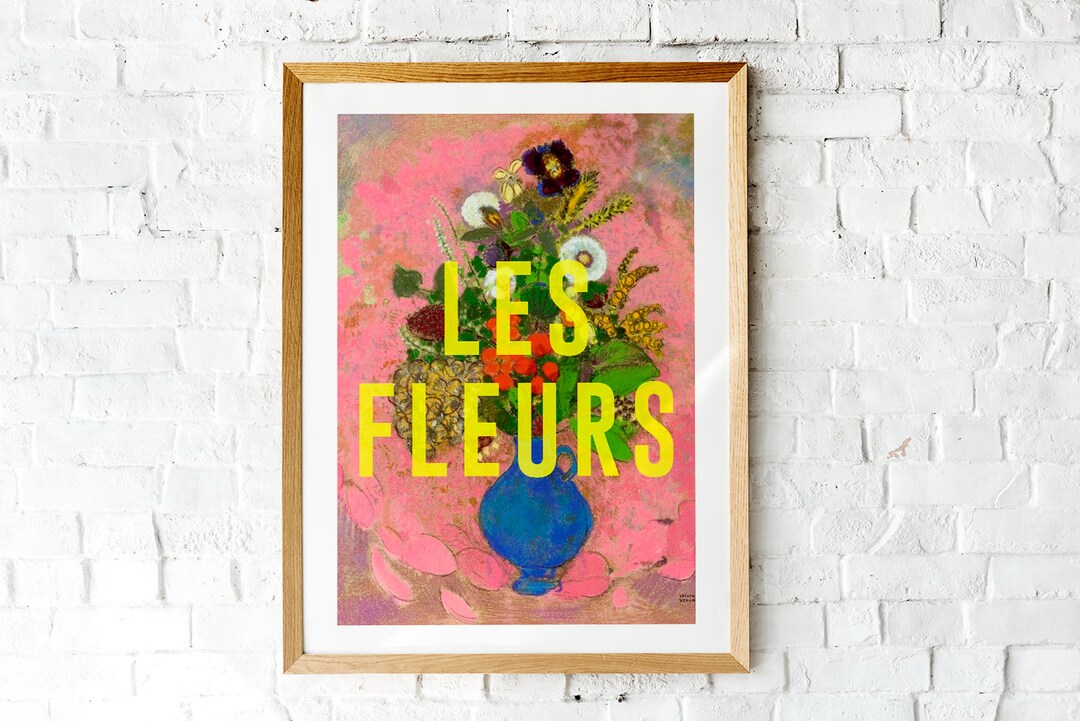 Les Fleurs Floral Print Wild Flowers Mental Health Quote Les Fleurs ...