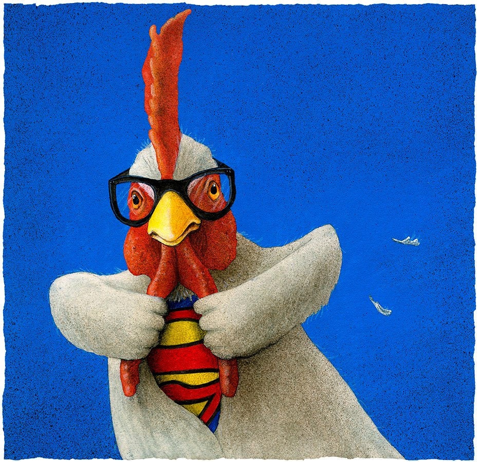 Will Bullas / Signed Art Print / Cluck Kent... / Humor / Animals ...