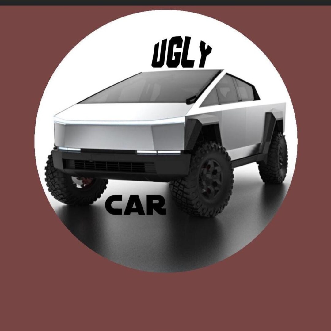 Ugly Car (cybertruck) Badge/pin (2.75inch) - Etsy