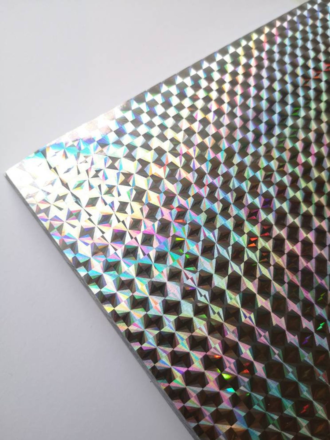 A4 LASER Printable Holographic Prism Sticker 5 Sheets - Etsy