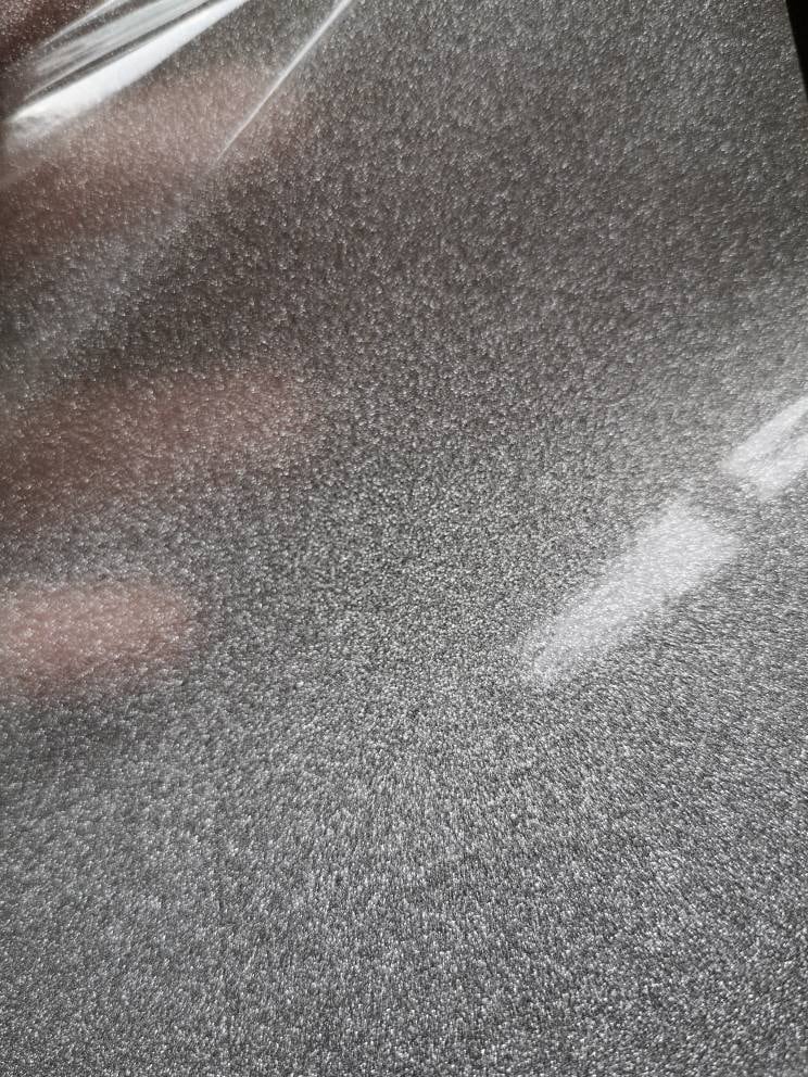 A4 Transparent Clear Fine Glitter Silver Sticker Sheet - Etsy