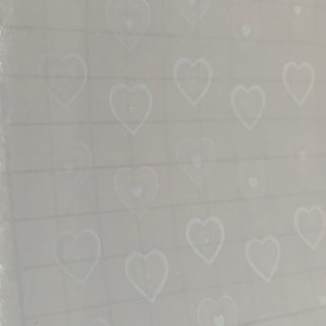 Love Heart A6 Holographic Overlay Stickers 5 Pack - Etsy