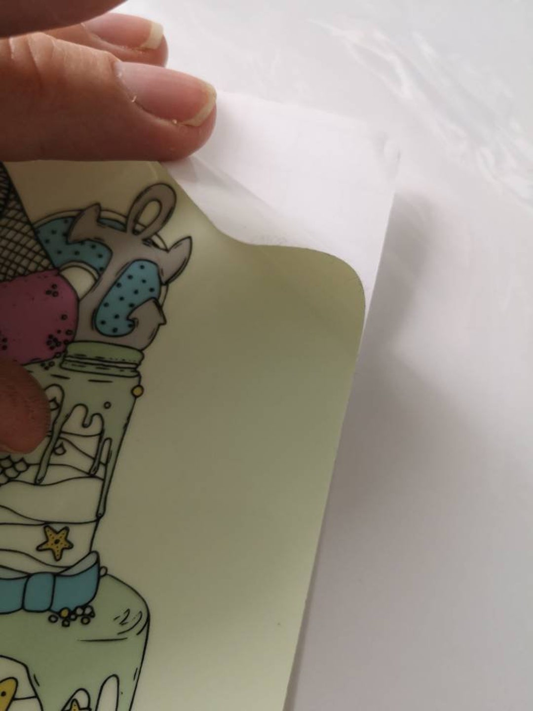 A4 Glow in the Dark Printable Sticker Sheets Green 2 Sheets UV Reactive ...