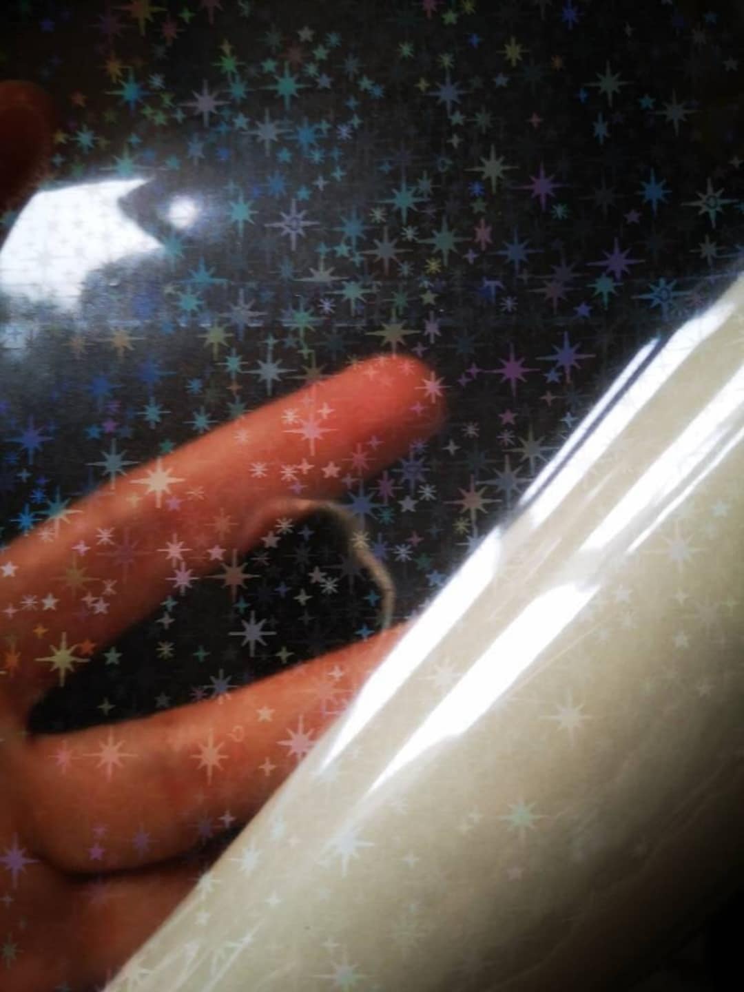 STARS A4 Holographic Laminate Overlay Self-adhesive Vinyl Cold - Etsy