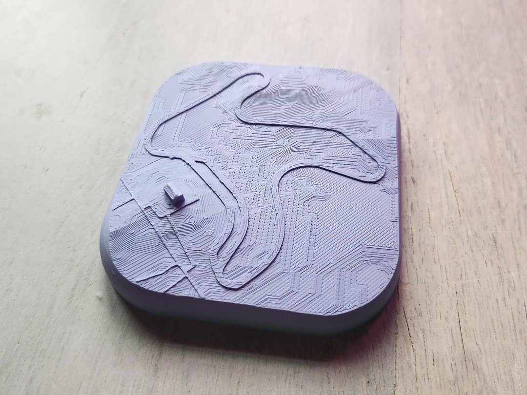Harris Hill Raceway - Topographical Map - 3D Printed - Etsy
