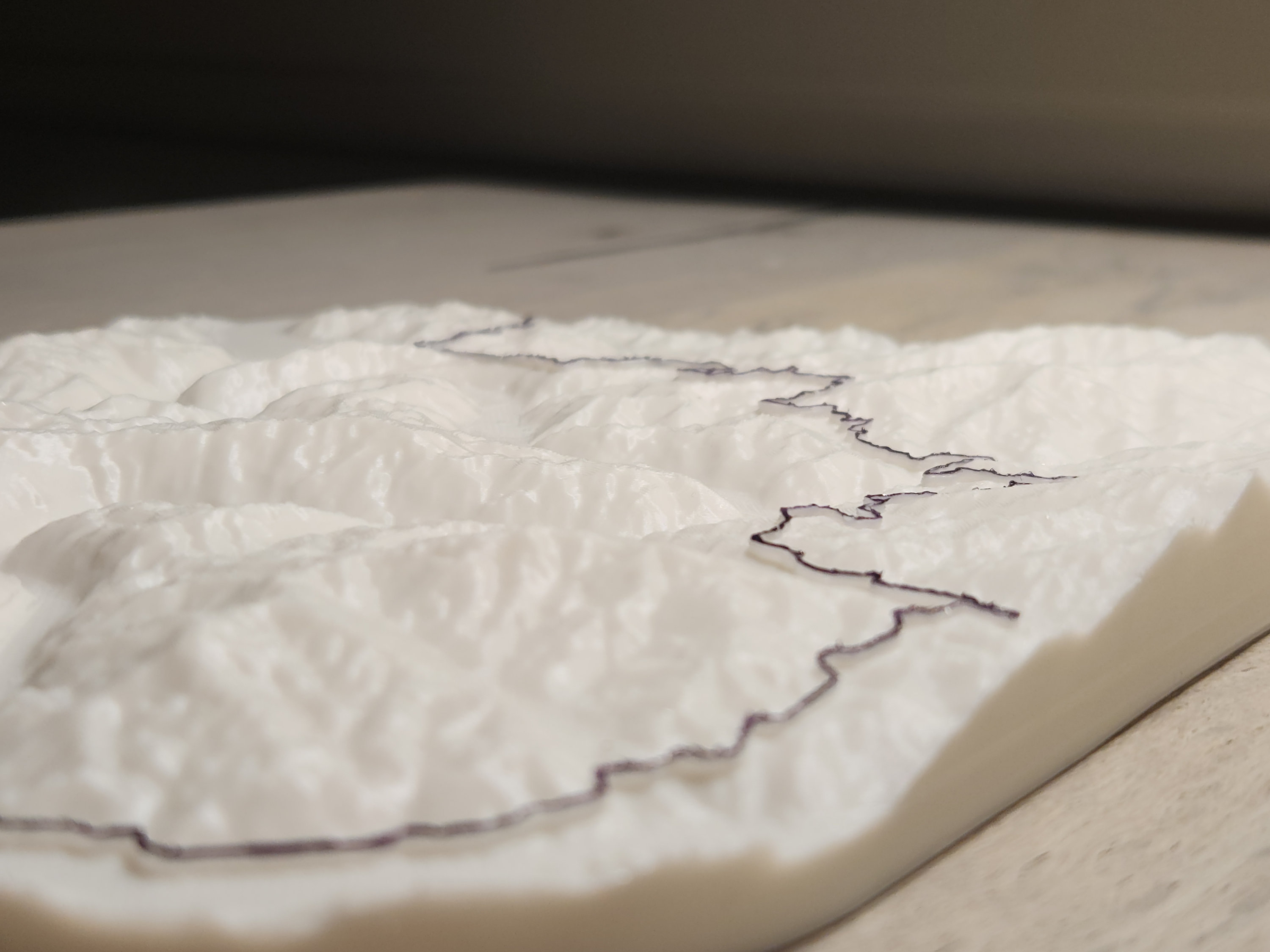 3D Topographical Map - Tail of the Dragon - Motorcycle Driving Road ...