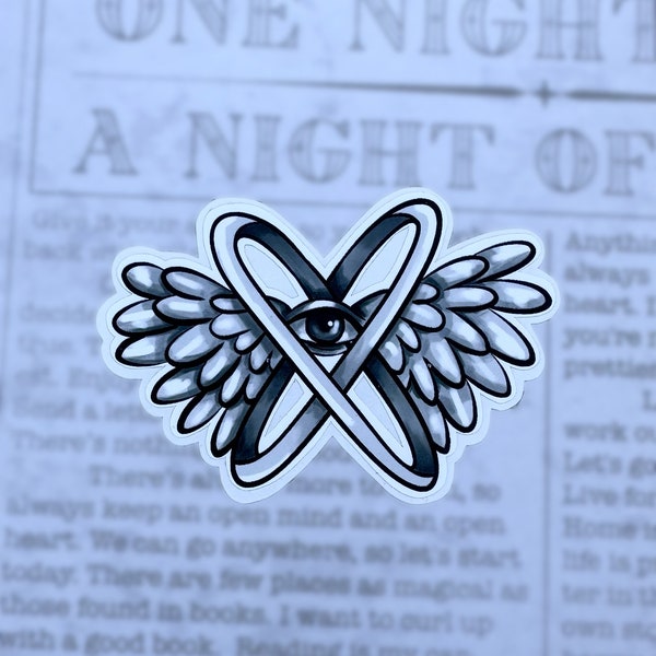 Biblically Accurate Angel Sticker - Etsy