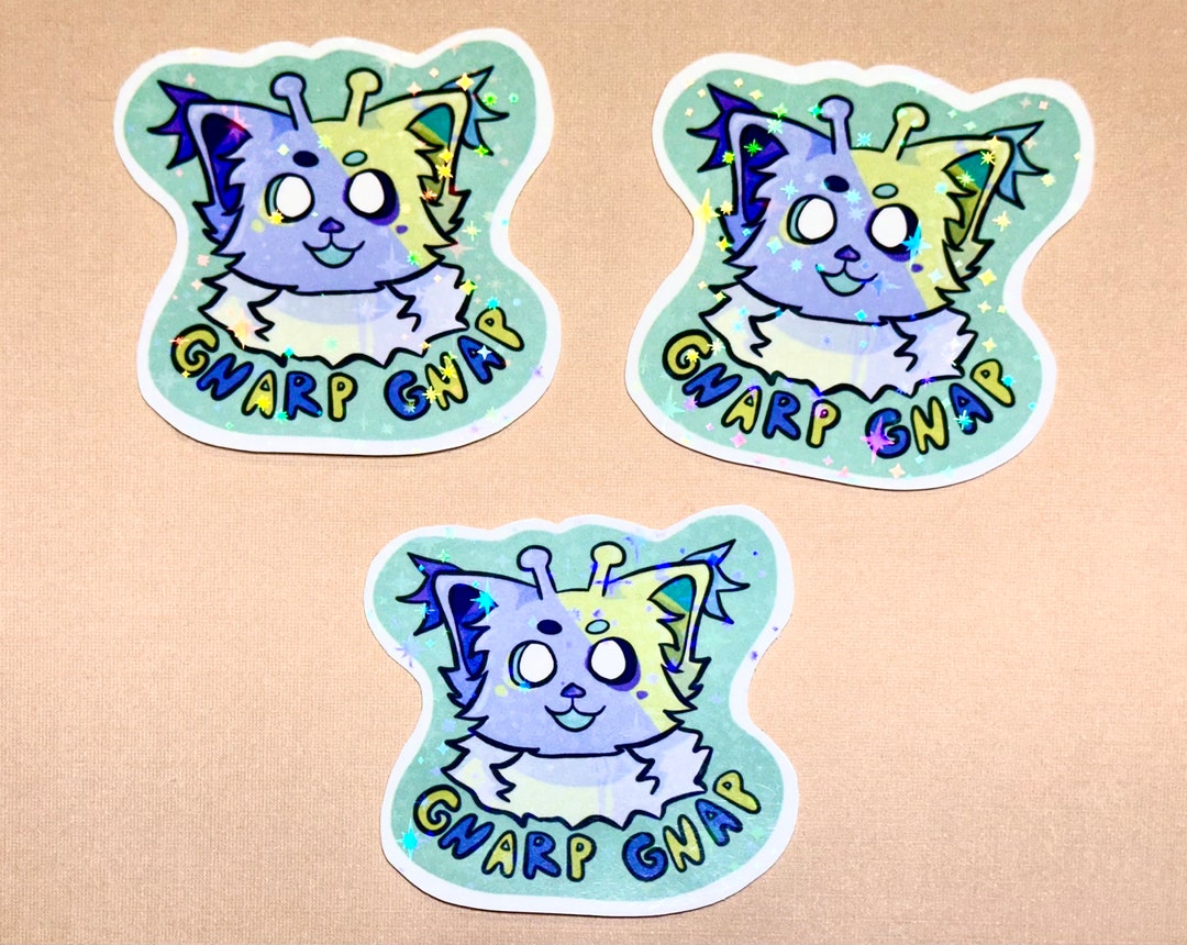Alien Cat Sticker - Etsy