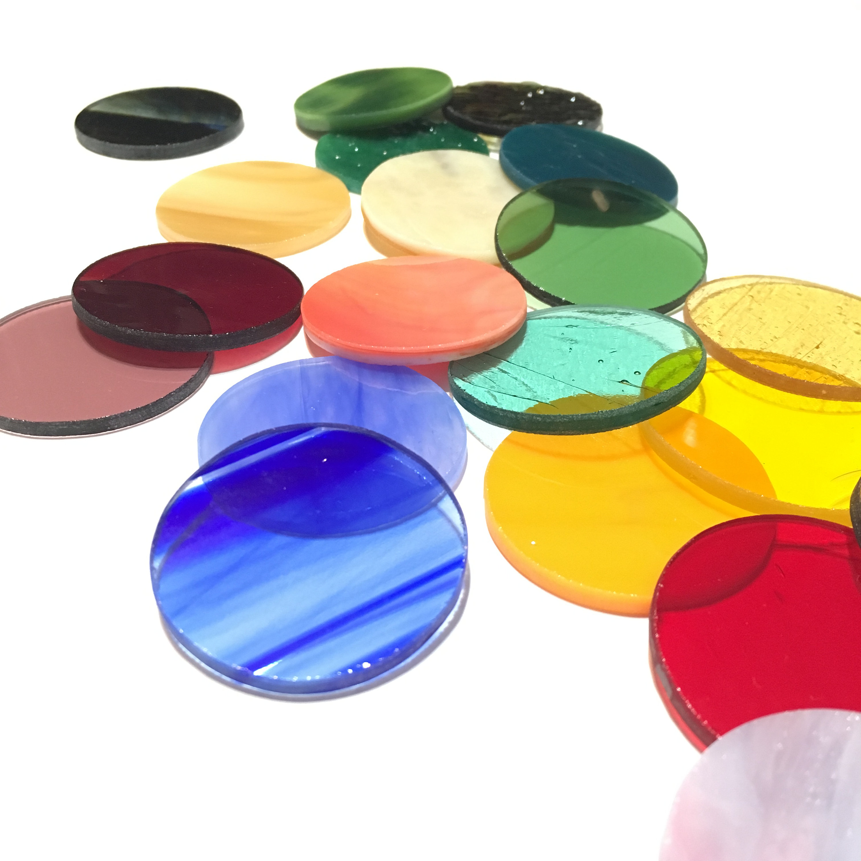 Stained Glass Precut Circles You Can't Do Without Explore - Etsy Israel