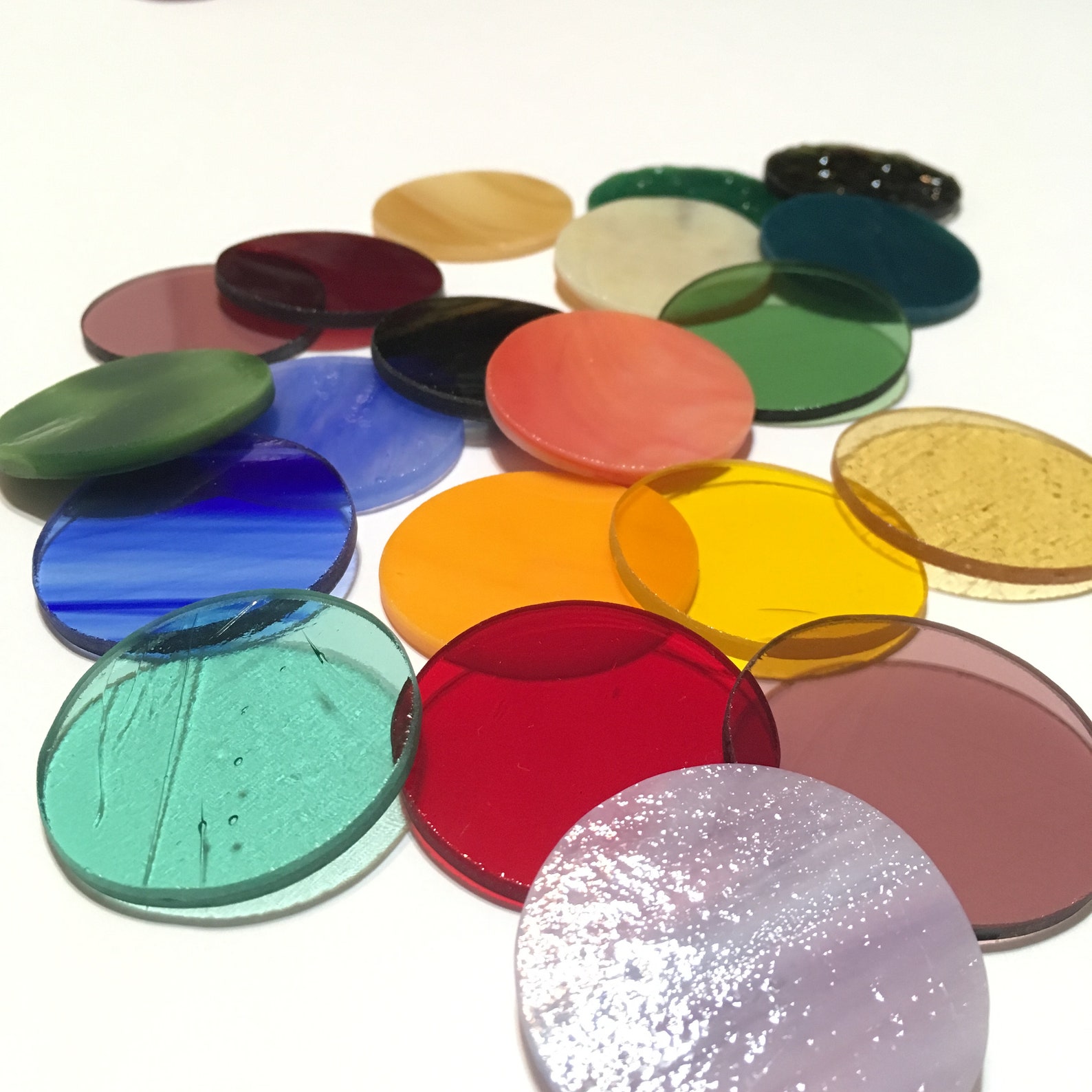 Stained Glass Precut Circles You Can't Do Without Explore - Etsy