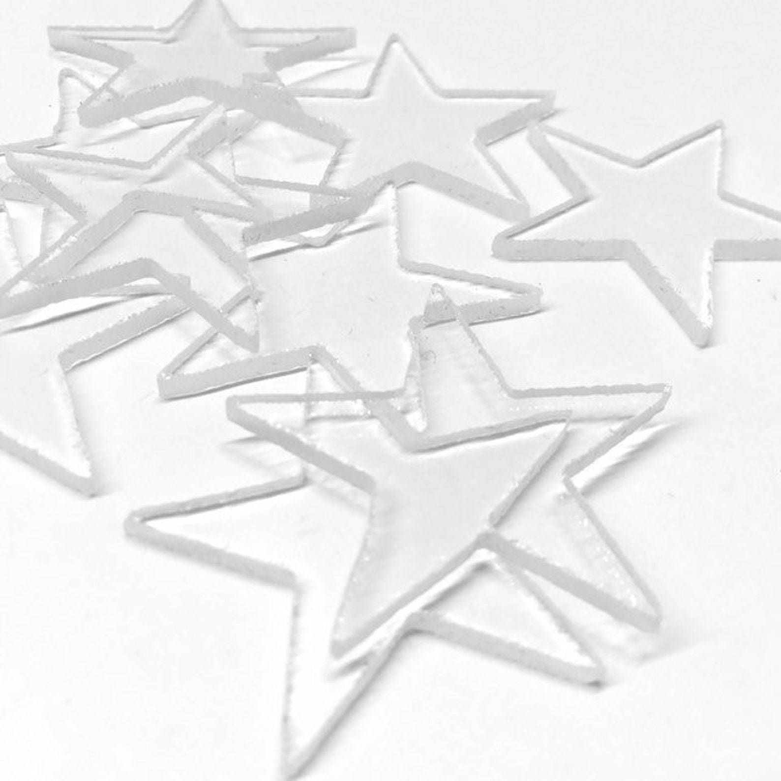 Clear Glass Precut Stars you'll Love. Explore the amazing | Etsy