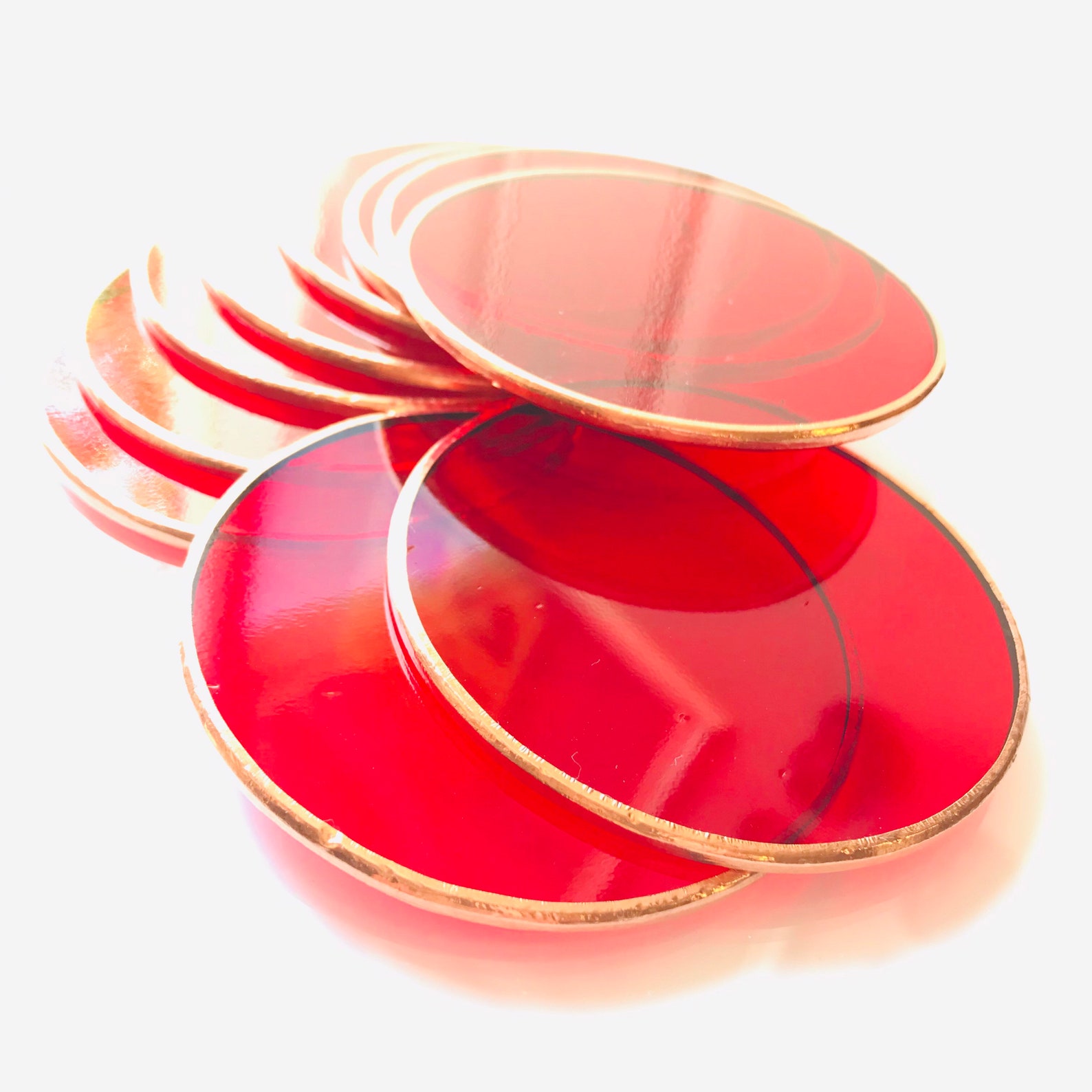 Stained Glass Precut and Foiled Circles You'll Find Super - Etsy