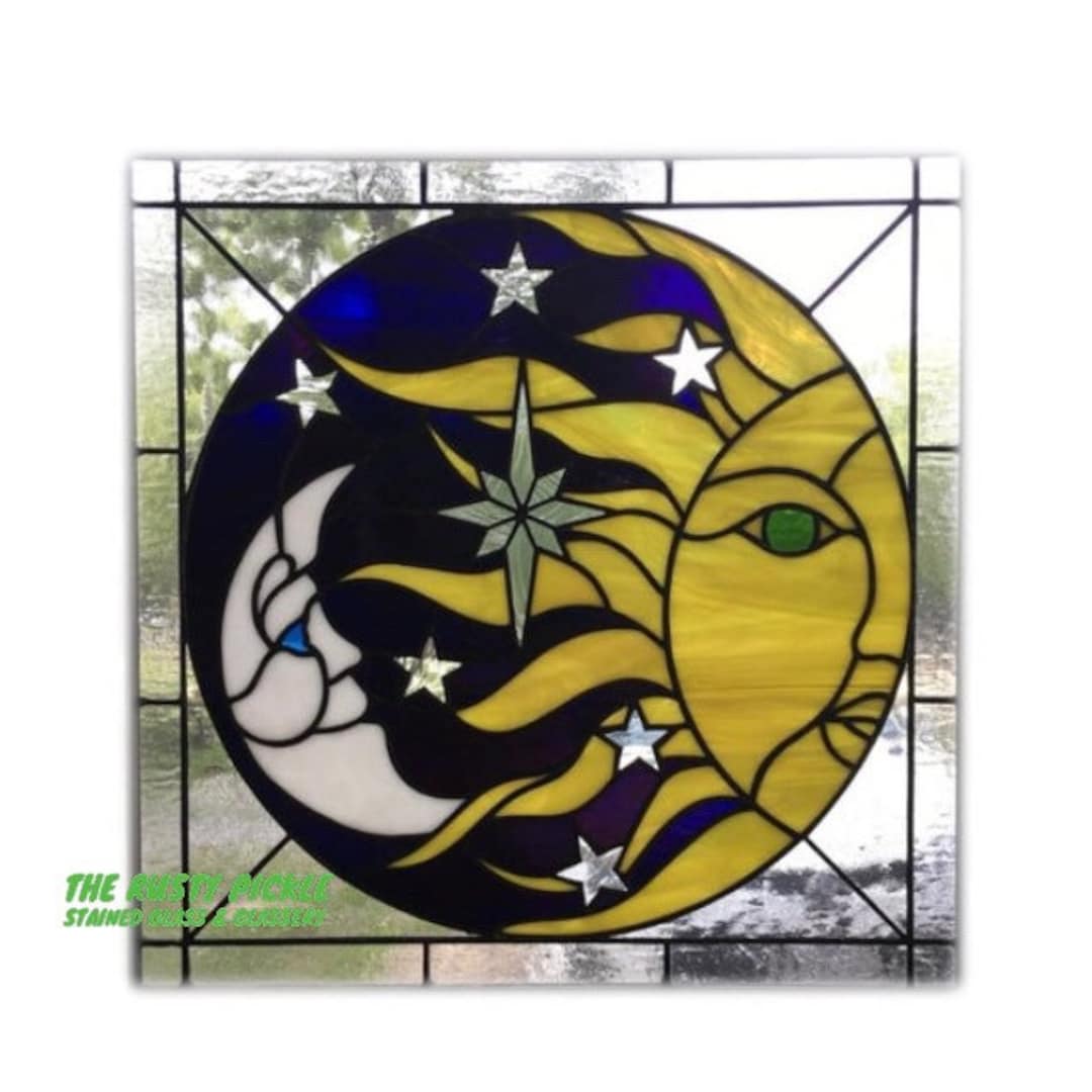 Sun-moon Panel (pattern Only) - Etsy