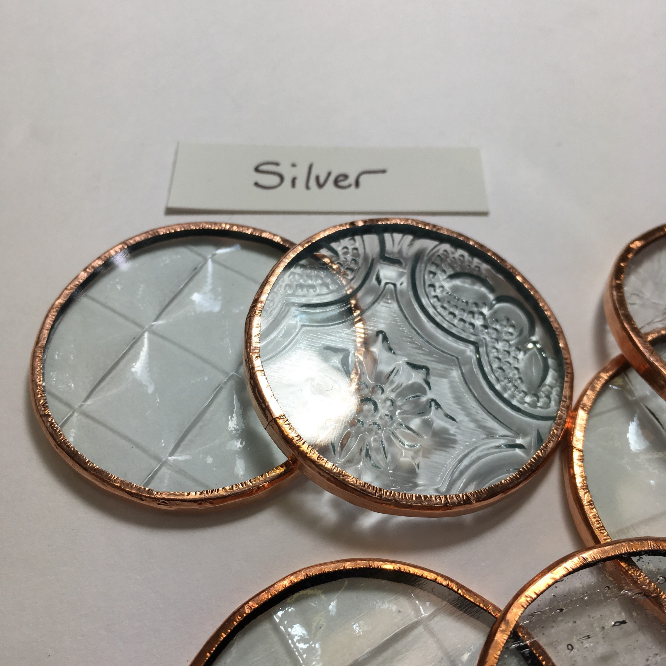 Stained Glass Precut and Foiled Circles you'll find super | Etsy