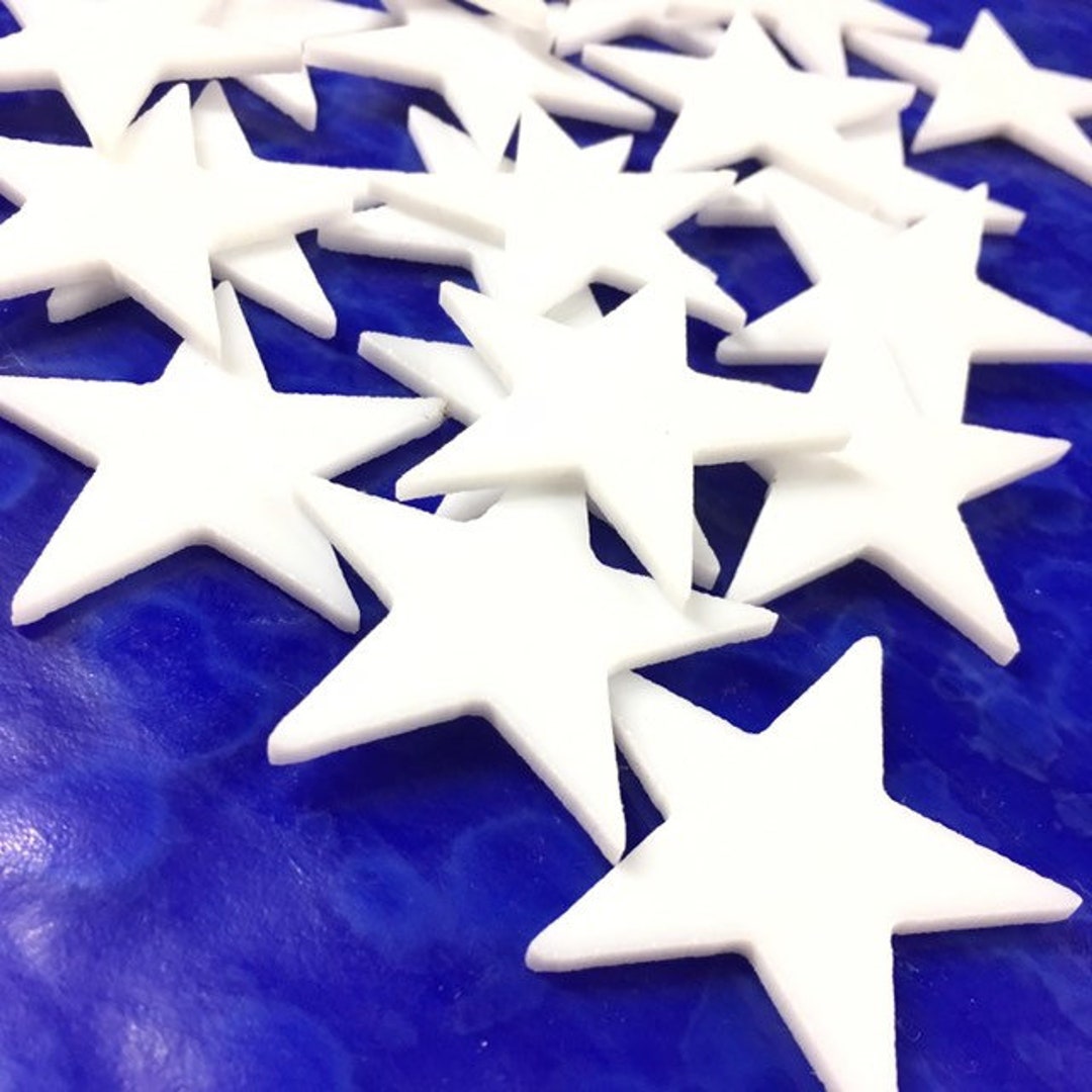 Stained Glass Precut Stars You'll Love Explore the White Star Mix Now ...