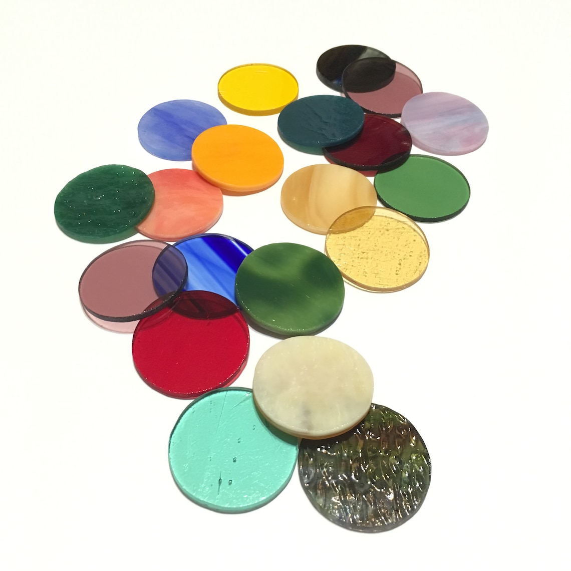 Stained Glass Precut Circles You Can't Do Without Explore - Etsy