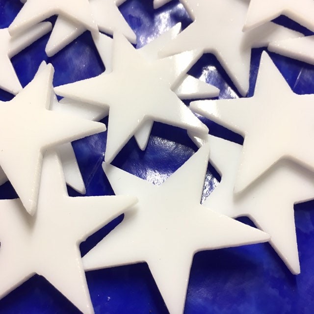 Stained Glass Precut Stars You'll Love Explore the White Star Mix Now ...