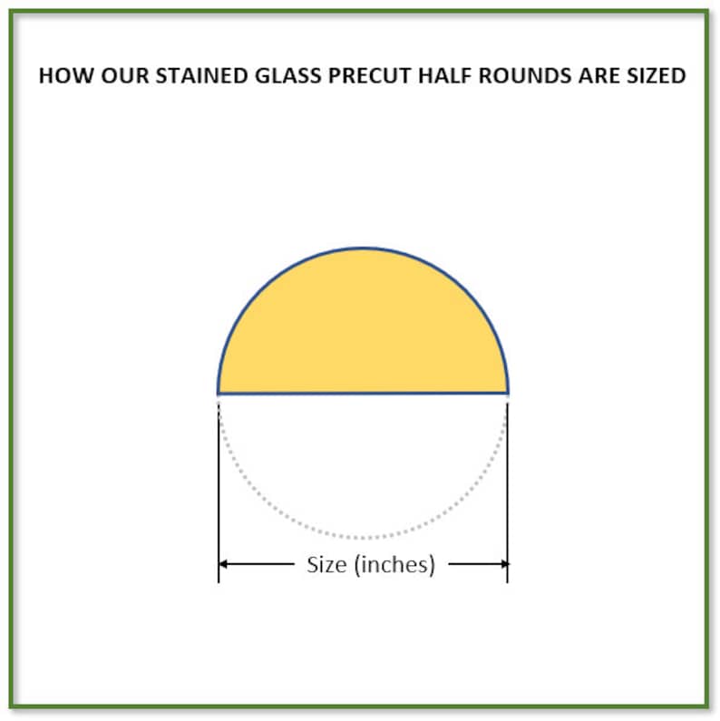 Stained Glass Precut and Foiled Half Rounds You'll Find Super Handy ...