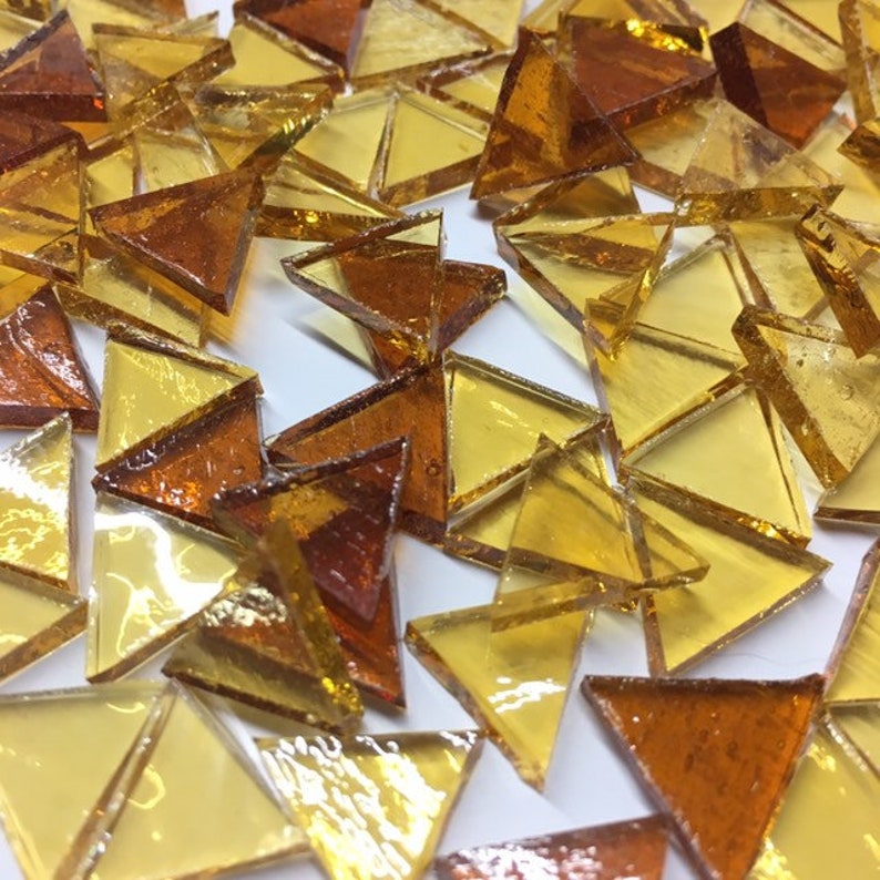 Stained Glass Precut Triangles You'll Love Discover the | Etsy