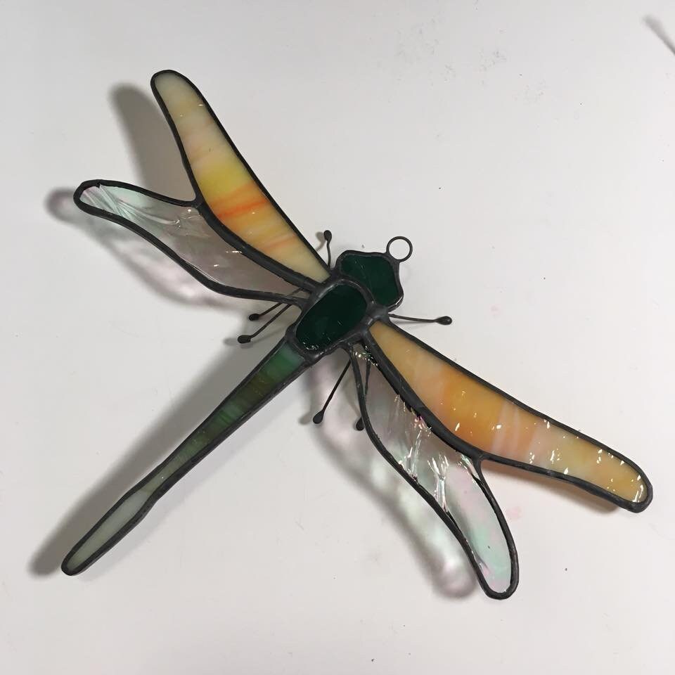 Dragonfly Suncatcher pattern Only - Etsy
