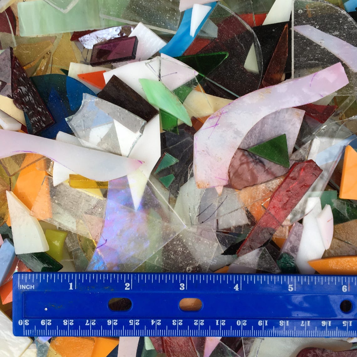 Colored Scrap Stained Glass You'll Love. - Etsy