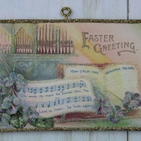 8 Easter Bunny Rabbit Vintage Easter Victorian Easter Eggs Baskets ...