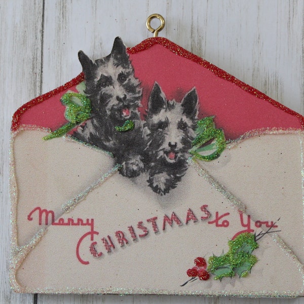 Scottie Ornament - Etsy