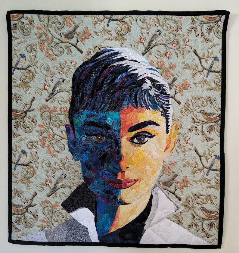 Audrey Quilt 27 in X 29 In; Original Design by Mary Pascoe - Etsy