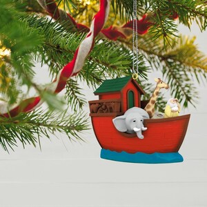 Noah's Ark (noah's Ark) Hallmark Keepsake Christmas Tree Ornament (QGO1322) + 80s 90s One ...