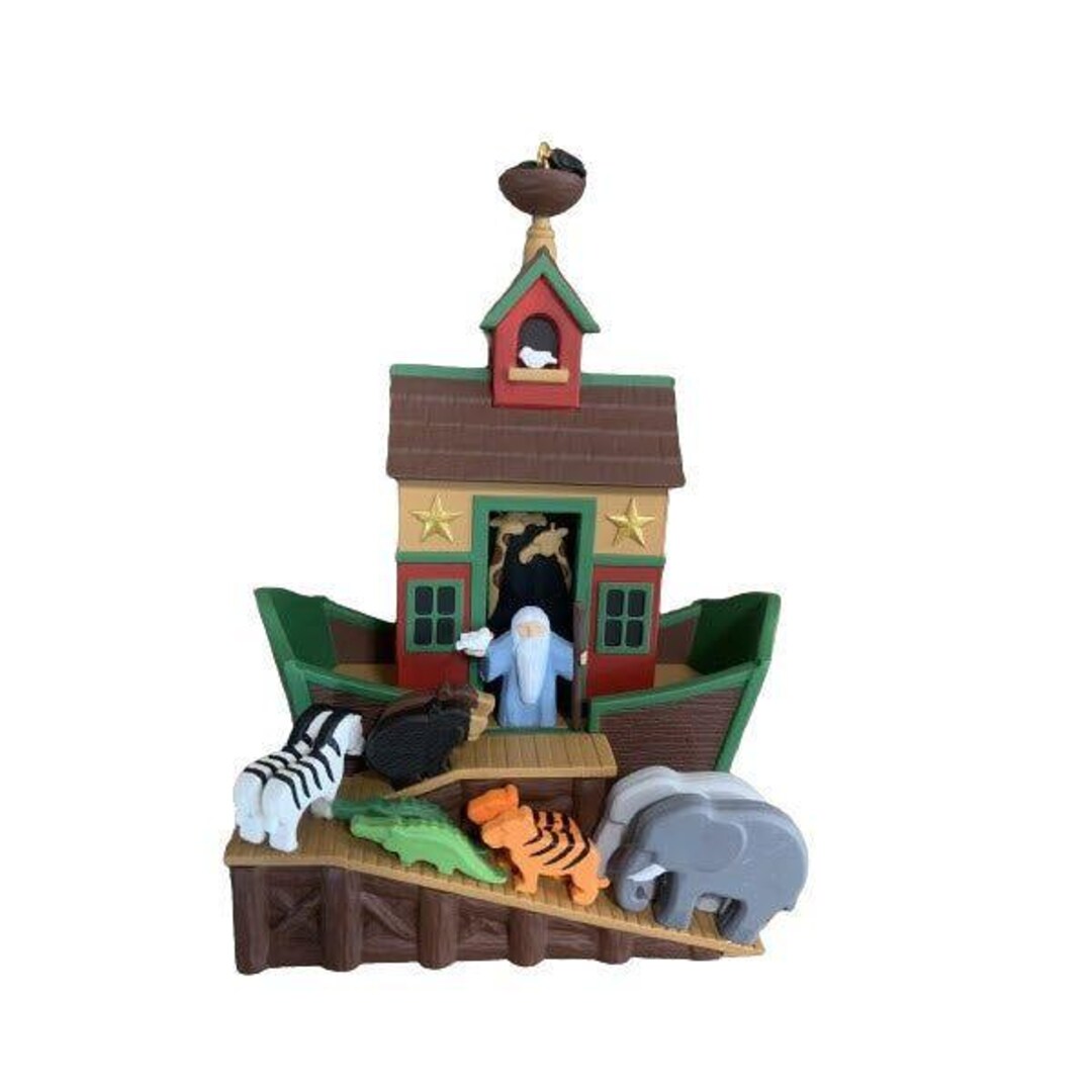 Noah's Ark (noah's Ark) Hallmark Keepsake Christmas Tree Ornament (QXG1465) + 80s 90s One ...