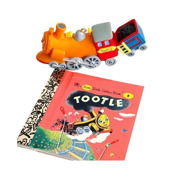 2001 Tootle the Train with Little Little Golden Book Hallmark Keepsake ...
