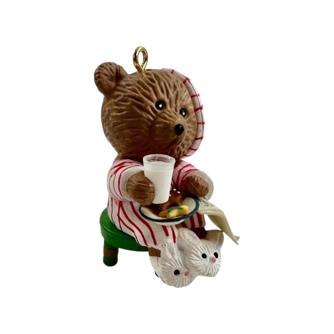 1990 Santa's Roommate (teddy Bear) Vintage Carlton Cards Heirloom ...