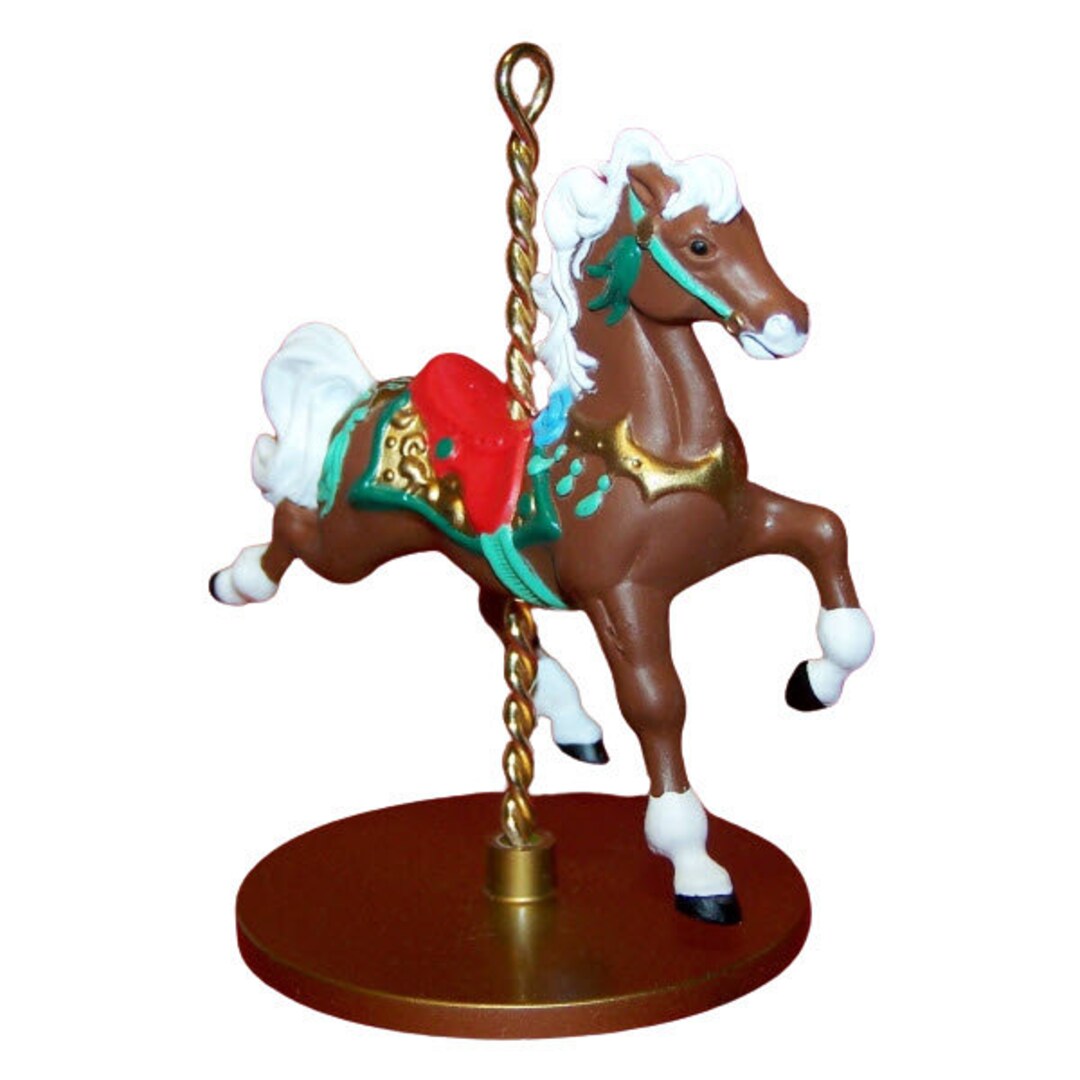 1989 Star (carousel Horse) Hallmark Keepsake Christmas Tree Ornament ...