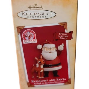 2004 Rudolph and Santa (rudolph the Red-nosed Reindeer) Hallmark ...