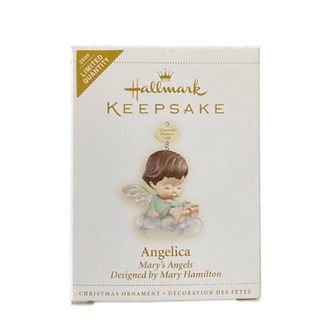 80s 90s One Vintage Ornament Angelica (mary's Angels) Hallmark Keepsake ...
