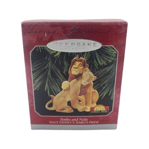 1998 Simba and Nala (walt Disney's Simba's Pride) Hallmark Keepsake ...
