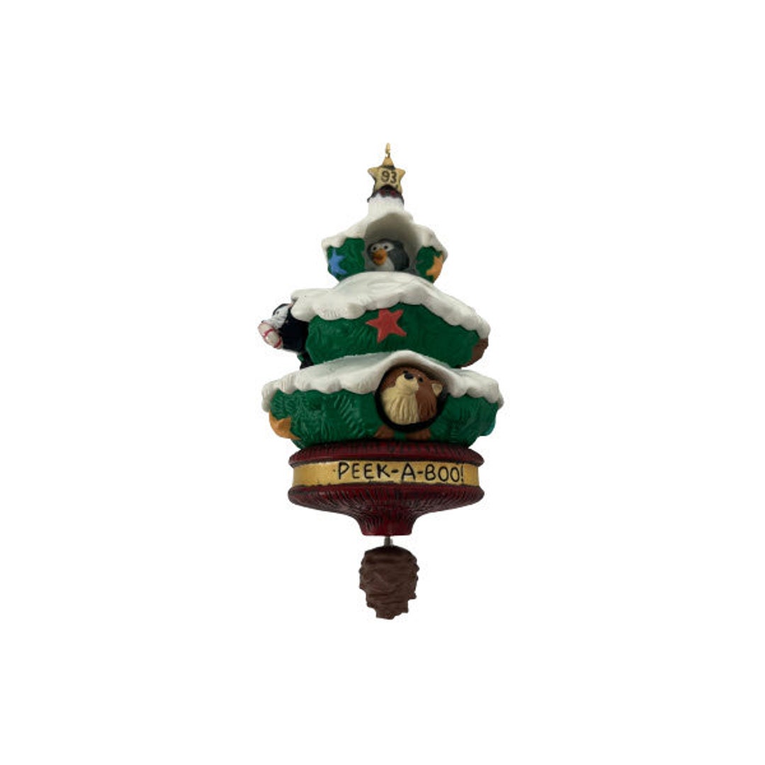 1993 Peek-a-boo Tree (peekaboo) Hallmark Keepsake Christmas Tree ...