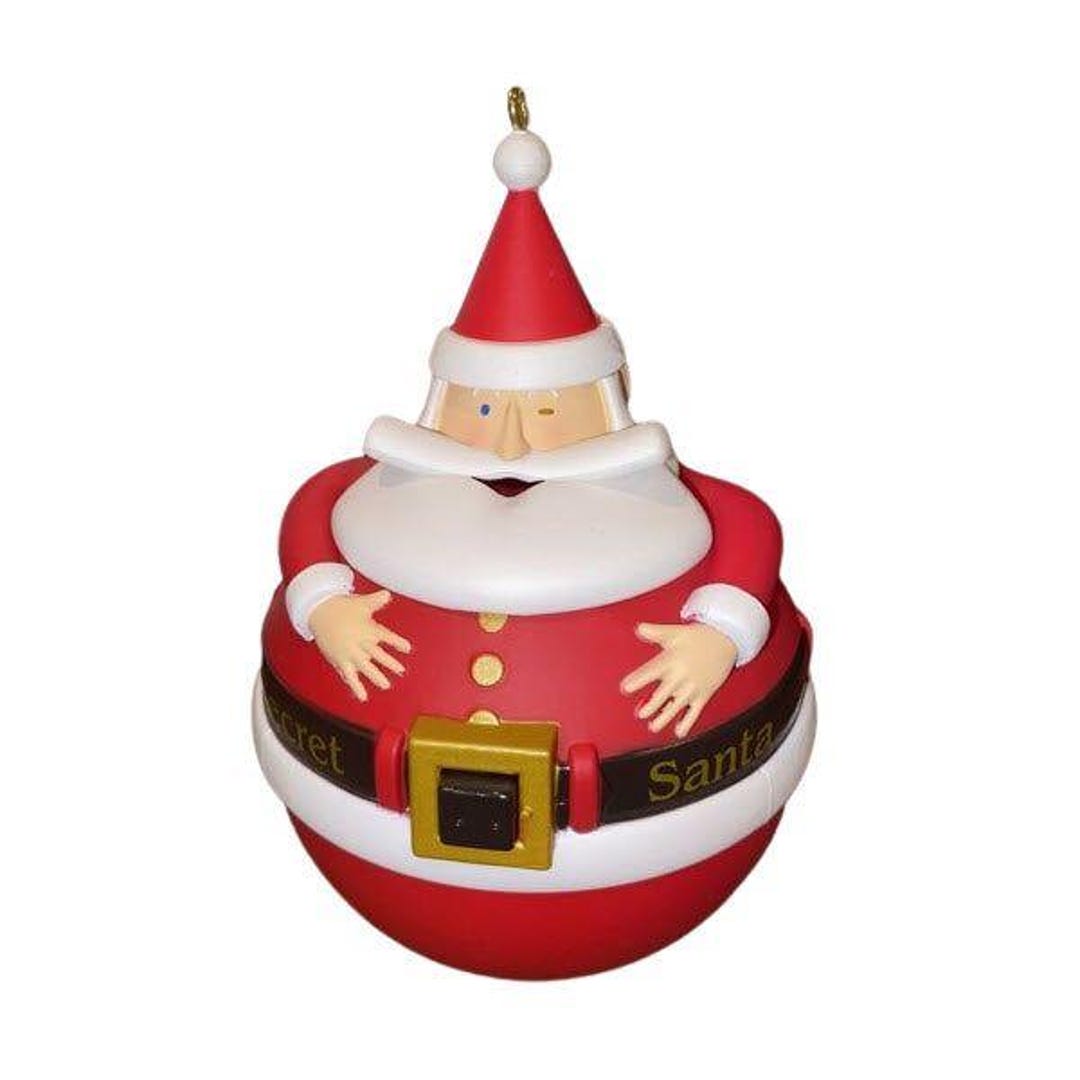 Secret Santa (santa Claus) Hallmark Keepsake Christmas Tree Ornament ...