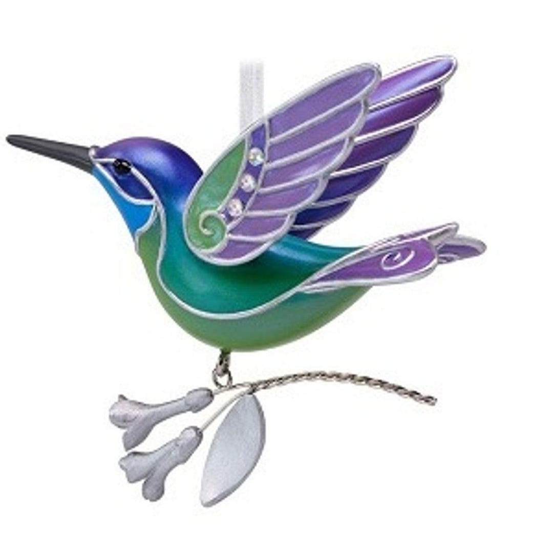 Hummingbird Surprise (bird) Hallmark Keepsake Christmas Tree Ornament ...