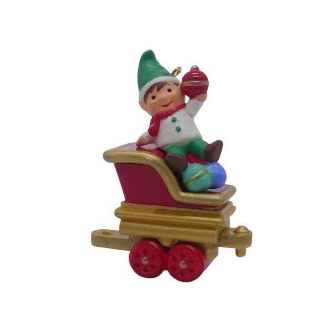 Happy Helper (santa's Holiday Train) Hallmark Keepsake Miniature ...