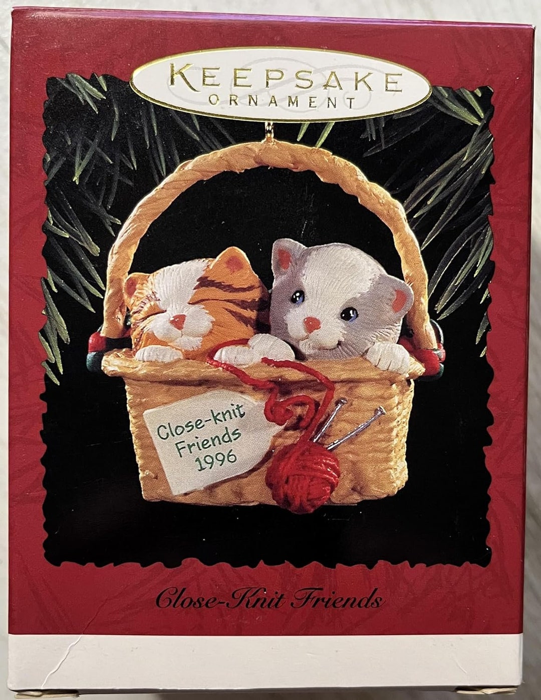 1996 Close-knit Friends (friendship) Hallmark Keepsake Christmas Tree ...